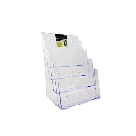 A4 4 Compartment Acrylic Brochure Holder Kuching Sincere