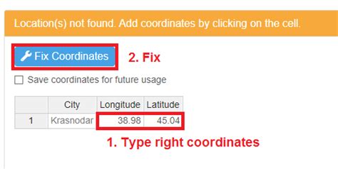 Step Geocode AMRcloud
