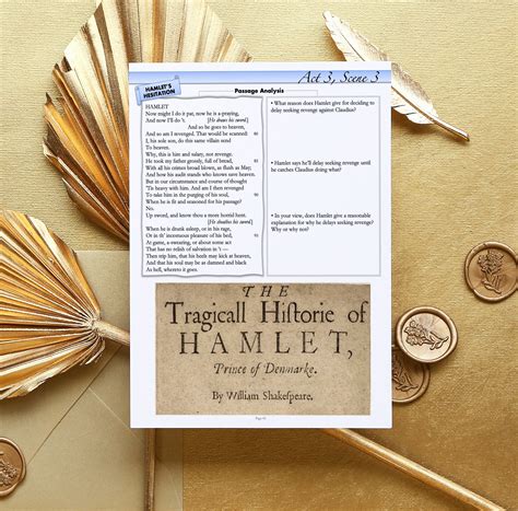 Hamlet Complete Teaching Unit With Workbook And Answer Key Rigorous