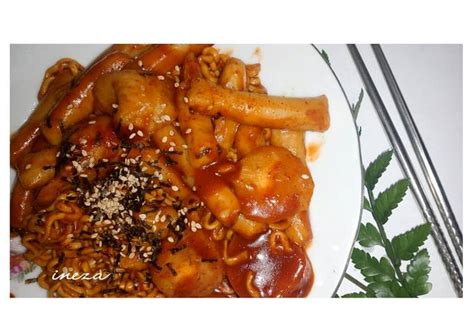 Resep Tteokbokki Bumbu Samyang Oleh Ineza Mayzura Cookpad