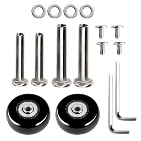 Ruote Bagaglio Staccabili Trolley Caster Sostituzione Ruote Da Viaggio Eur Picclick It
