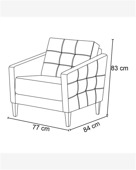 Riachuelo Poltrona Kansas Veludo Bege Pés De Madeira Castanho Drossi