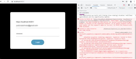 C Cors Error When Im Trying To Login Webapiblazor Stack Overflow