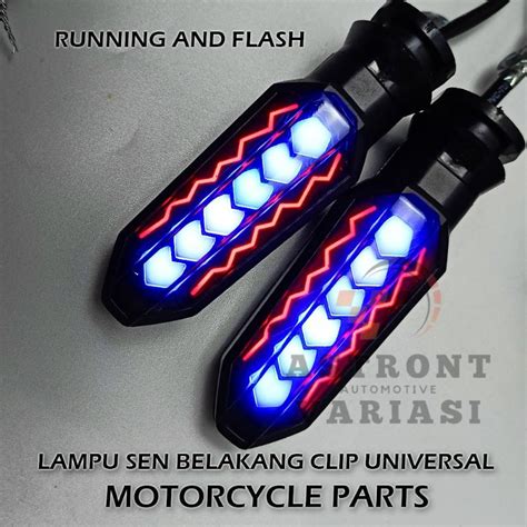 Jual Sein Running Mode Lampu Sen Led Running Sisi Universal Motor Vixion Vario Aerox Mx King