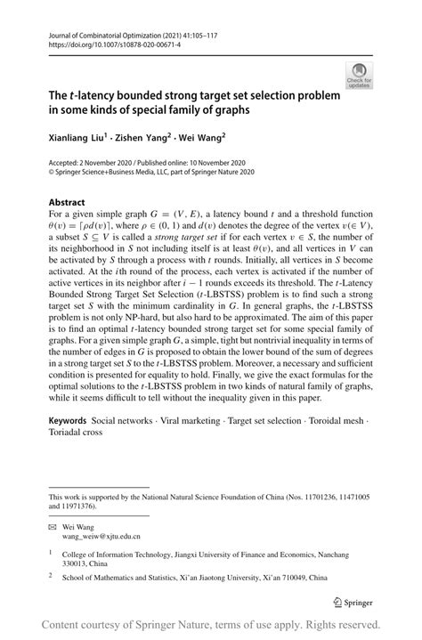The T Latency Bounded Strong Target Set Selection Problem In Some Kinds