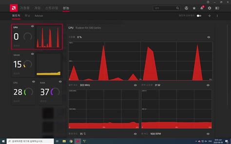 Gpu 사용률이 급상승하다 떨어지다를 반복합니다 그래픽카드 퀘이사존