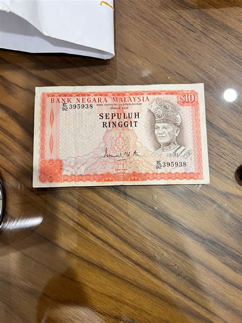 Old 10 Ringgit Note Hobbies And Toys Collectibles And Memorabilia