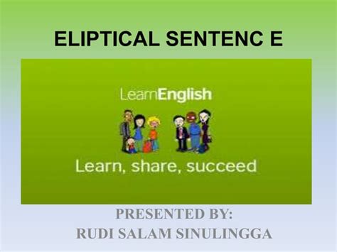 Ppt Elliptical Sentence Pptx
