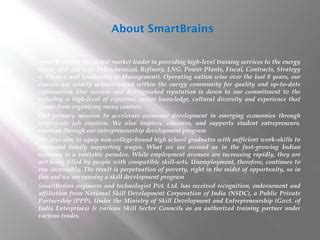 Smart Brains Engineers Technology Pvt Ltd Offer Oil Gas Training