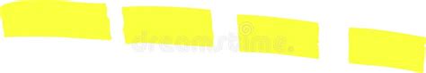 Marker Highlighter Dashed Line Stock Vector Illustration Of Isolated Marker 284970936