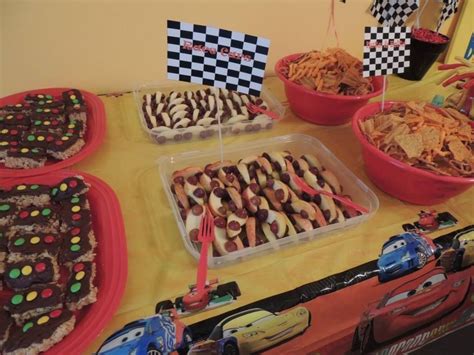 Cars Birthday Party Food Ideas