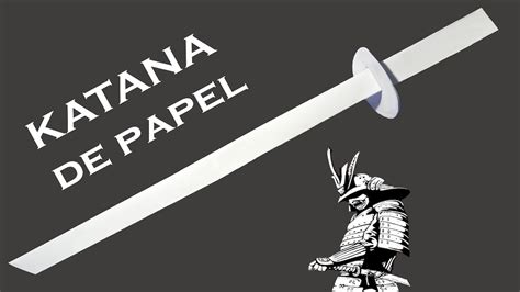 Cómo hacer una katana de papel fácil y rápido YouTube