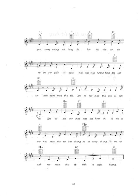 Sheet Nh C B I M A Thu Cho Em H P M Pro