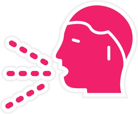 Cough Vector Icon Style 22435280 Vector Art At Vecteezy