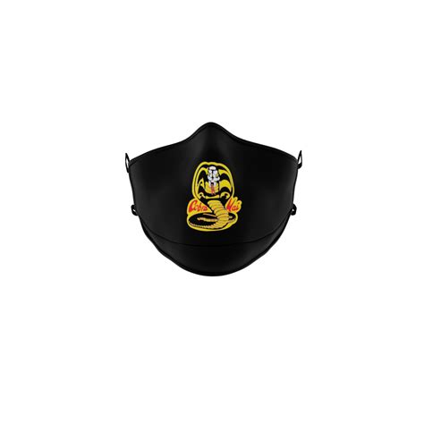 Sublimated Cobra Kai Face Mask Sublimation Kings