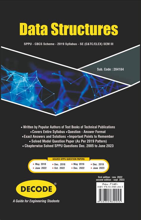 data structures for sppu 19 course se iii eandtc 204184 decode