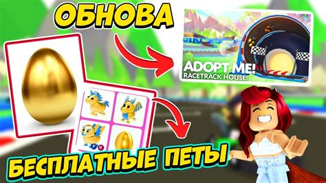 Гоночная Обнова Адопт Ми Как Получить Петов Бесплатно в Adopt Me Roblox Youtube