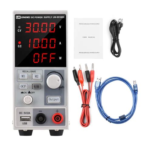 Catu Daya Lw 3010ec Dc Panjang Variabel 30v 10a L Ed Tampilan Digital