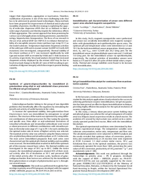Pdf Immobilization And Characterization Of Urease Onto Different