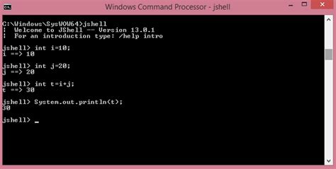 Different Methods For Executing A Jshell Command In Java Geeksforgeeks