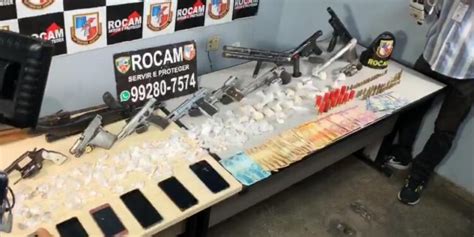Rocam Prende Xuruca Do Japiim 14 Armas Drogas E Dois Comparsas