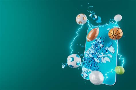 Premium Photo Sport Balls 3d Object Rendering