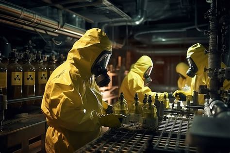 Free Photo People In Hazmat Suits Working At A Nuclear Power Plant