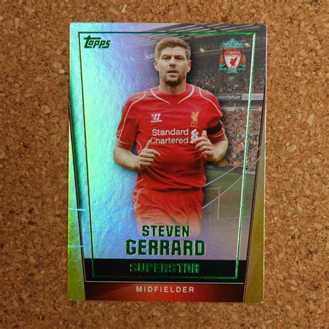 【目立った傷や汚れなし】topps Steven Gerrard トップス スティーヴン・ジェラード リヴァプール イングランド アストン