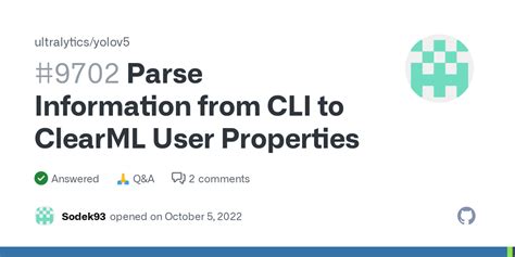 Parse Information From Cli To Clearml User Properties · Ultralytics