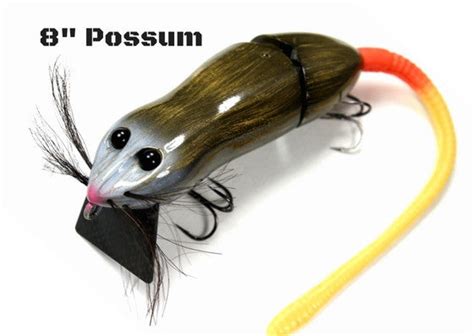8 Adult Possum Wake Bait Cl8bait Bass Fishing Lures Cl8bait