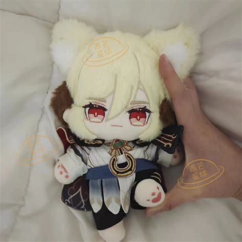 Cm Doll Genshin Impact Kaveh Plushie Plush Doll Cotton Clothes Change Clothes Costume Outfit