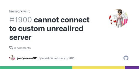 cannot connect to custom unrealircd server · issue 1900 · kiwiirc