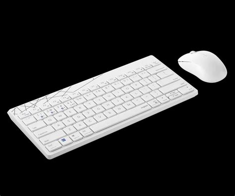 Rapoo 8000m Black White Mode Wireless Keyboard Mouse Combo At ₹ 1440 Set In Secunderabad