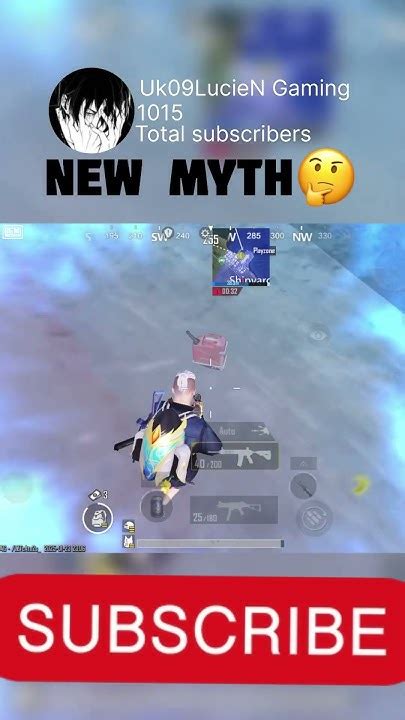 Bgmi New Myth🤔 Bgmi Pubgmobile Bgmishorts Vipax Victor Myths