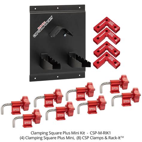 Mini Clamping Squares Plus Woodpeckers Csp M Ri Rack It