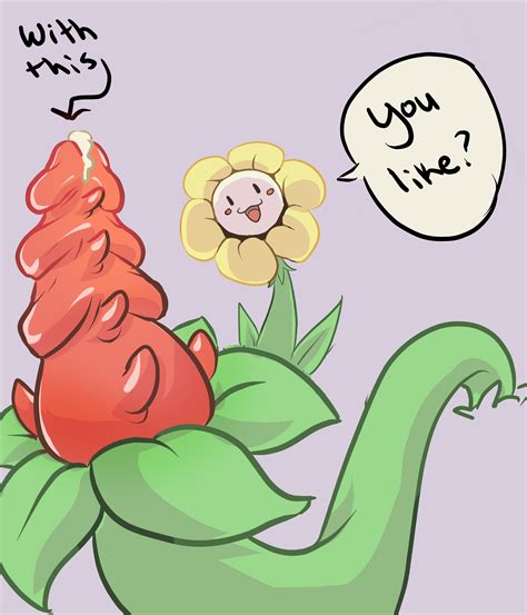 Rule 34 3 Barbed Penis English Text Flora Fauna Flowey The Flower