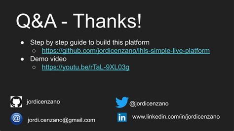 build your own low latency live platform ppt