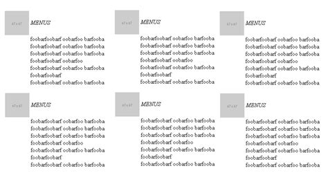 Html Horizontal Table Menu With Picture And Text Below Stack Overflow