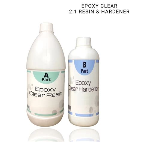 21 Clear Epoxy Resin And Hardener Combo Pack