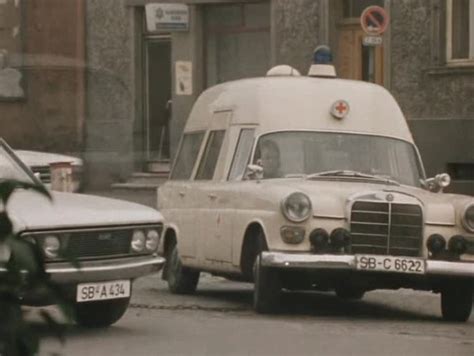 IMCDb Org 1966 Mercedes Benz 200 Krankenwagen Binz W110 In