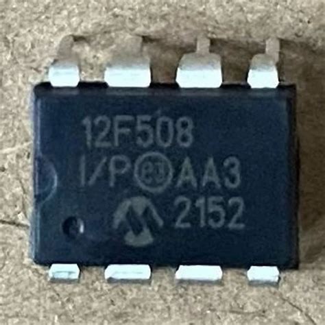 Microchip Dip 12f508 Electronics Microcontroller 10 6 X 12b At Rs 34