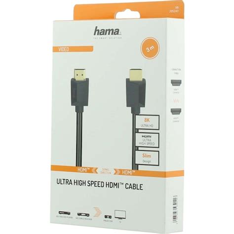 Hama 8k Hdmi Høyhastighetskabel 3 M Elkjøp