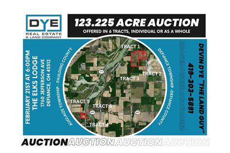 123 Acres In Defiance County Ohio