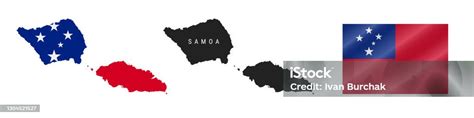 사모아 자세한 플래그 맵입니다 상세 한 실루엣 깃발을 흔들며 벡터 일러스트레이션 0명에 대한 스톡 벡터 아트 및 기타 이미지 0명 개체 그룹 검은색 Istock