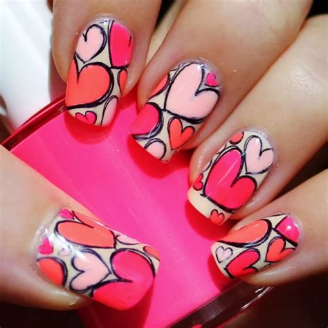Valentinstag Nägel 50 super tolle und angesagte Designs zum Nachmachen
