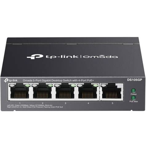 Tp Link Lan Switch Ds105gp 5x1g 4poe 65w