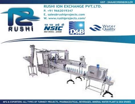 Ss Rinsing Filling And Capping Machine 24 Bpm At Rs 850000 In Dehgam