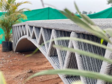 india s first prototype bridge using 3d printing construction week india