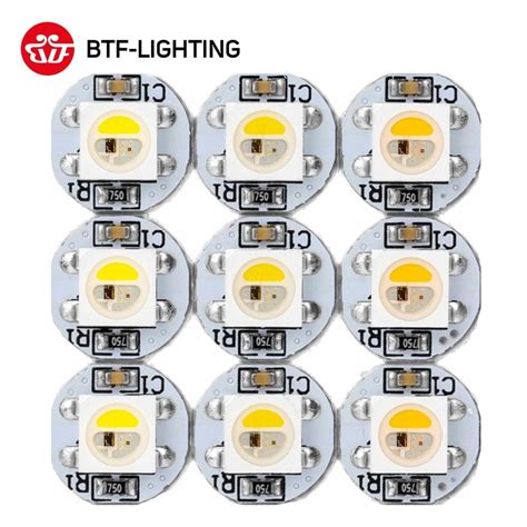 บอร์ดฮีทซิงค์ชิปไฟ Led Sk6812 Rgbw Smd 10 มม X 3 มม Ws2812b Ws2813 Ic Rgb Pcb Dc5v สีดํา สีขาว