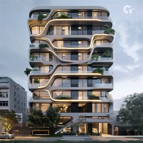 EdifÍcio Residencial Arquitetura De Fachadas Design De Fachada
